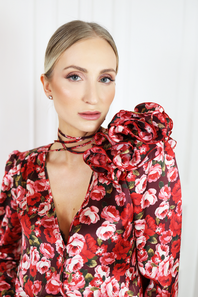 Sukienka CHARLOTTE rose - kolekcja AW23/24 / Sorella - polska marka ...